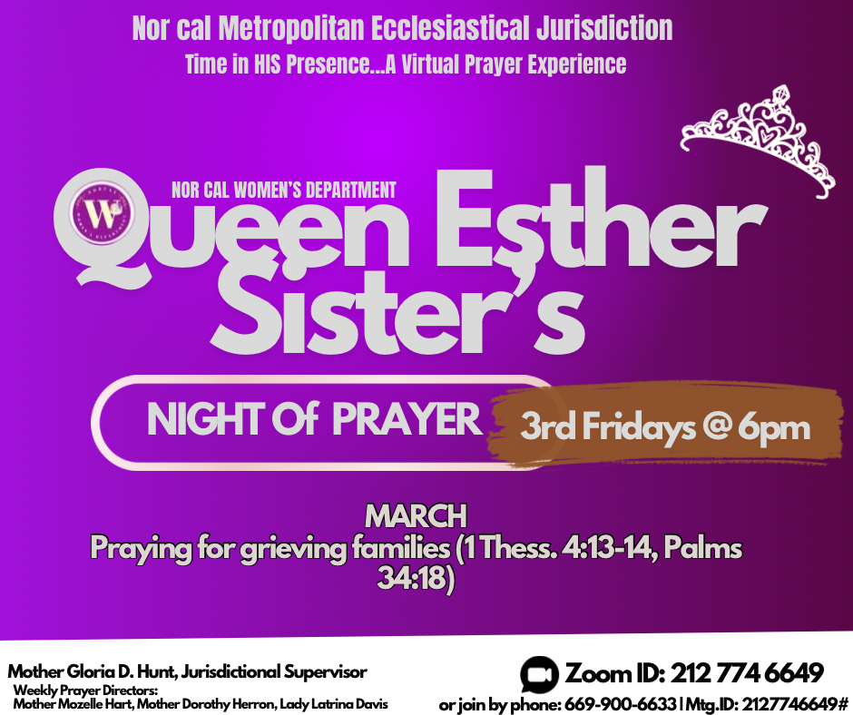 Prayer – Nor Cal Women's Department